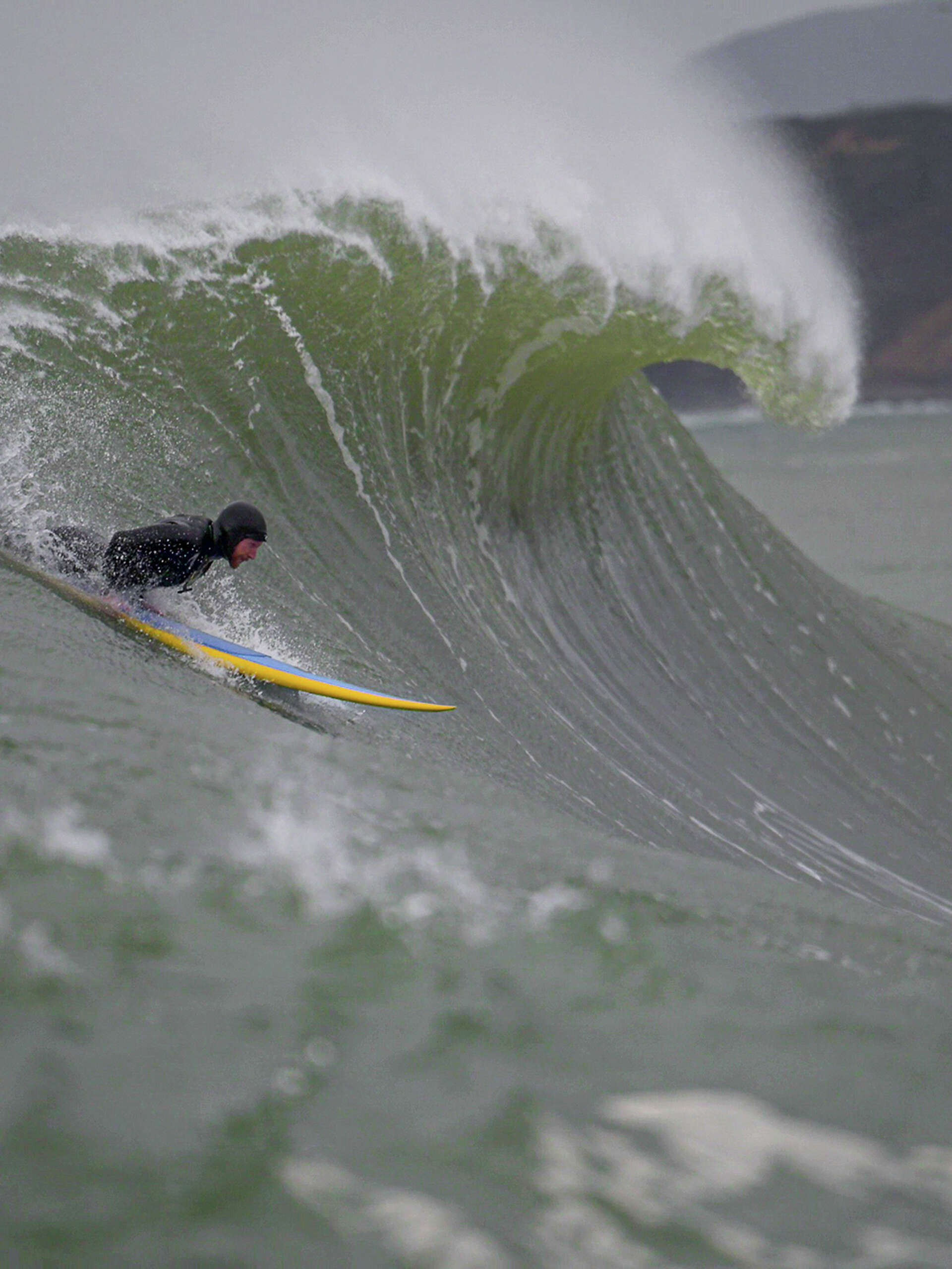 Mavericks surfers from around the globe come to chase epic waves