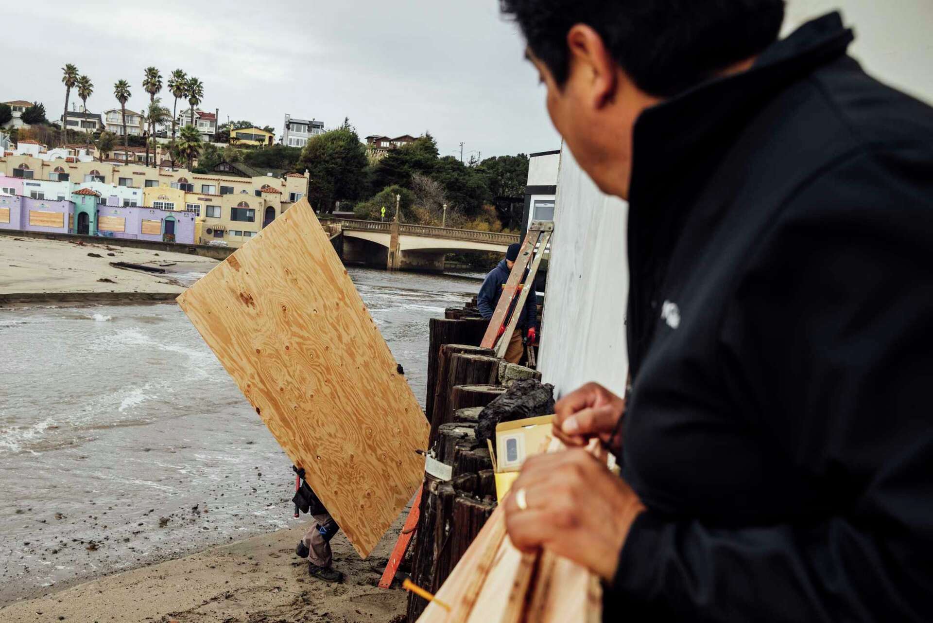 California storm brought huge waves to this coastal town
