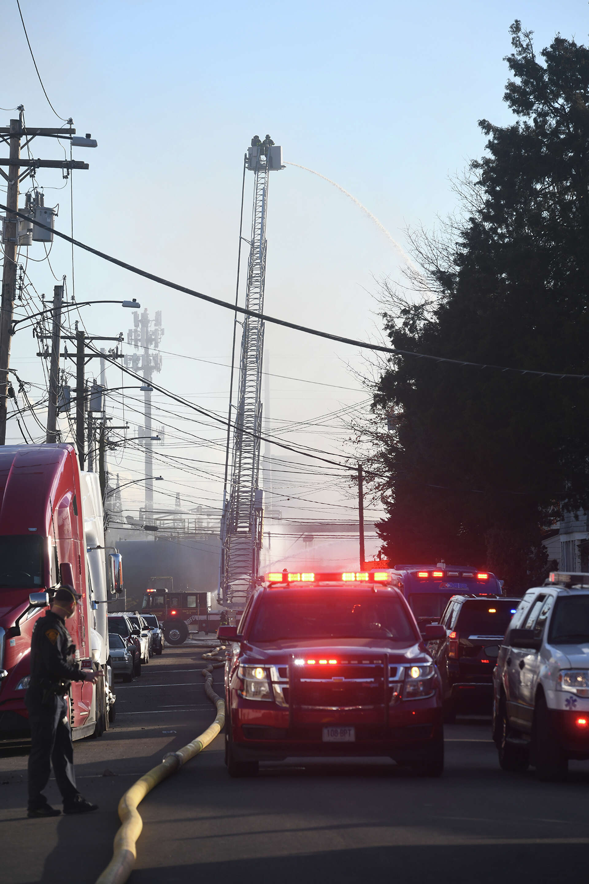 Officials: Explosion and fire at Bridgeport facility injures 3 people