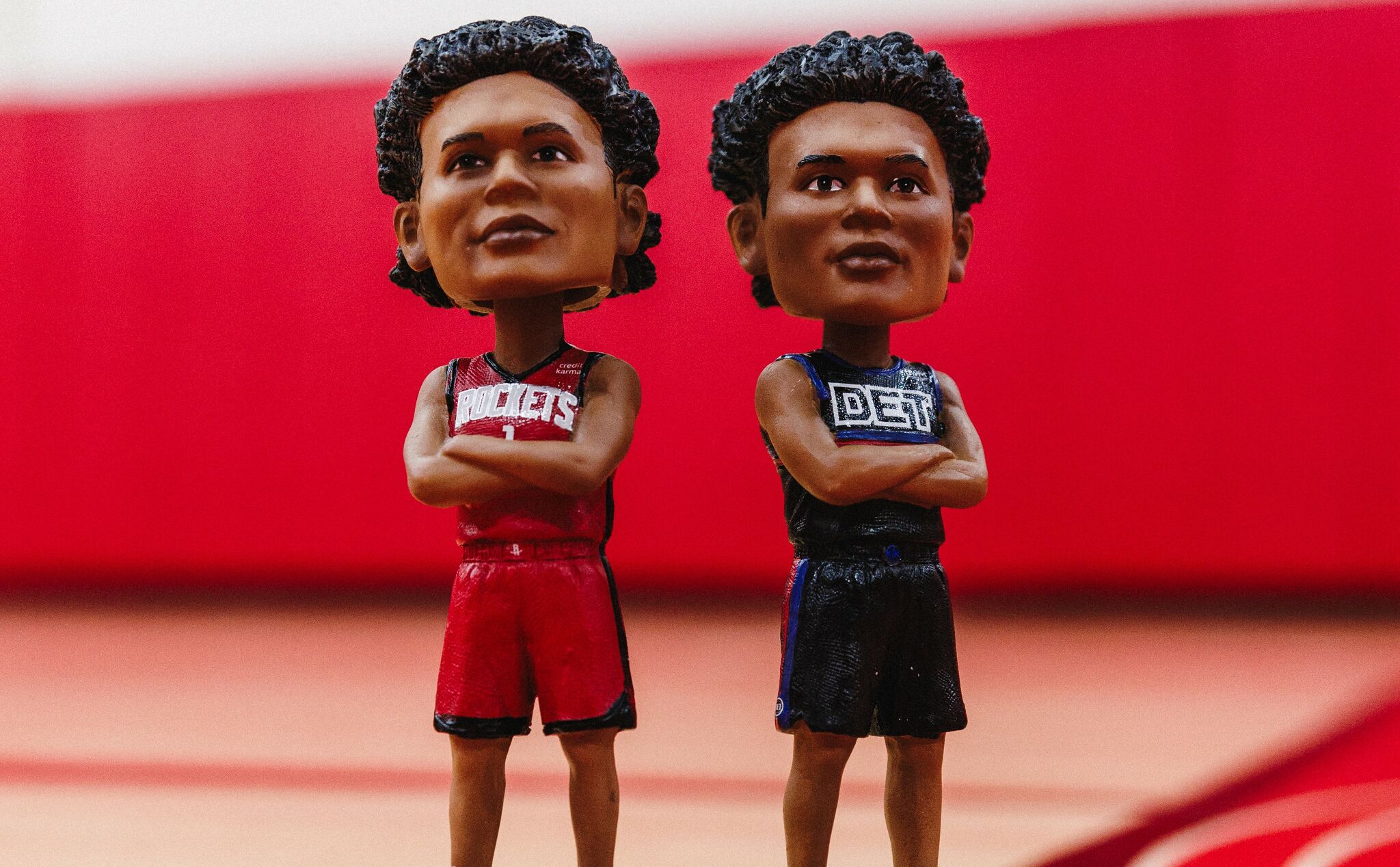 Rockets, Pistons create joint bobbleheads of Amen and Ausar Thompson