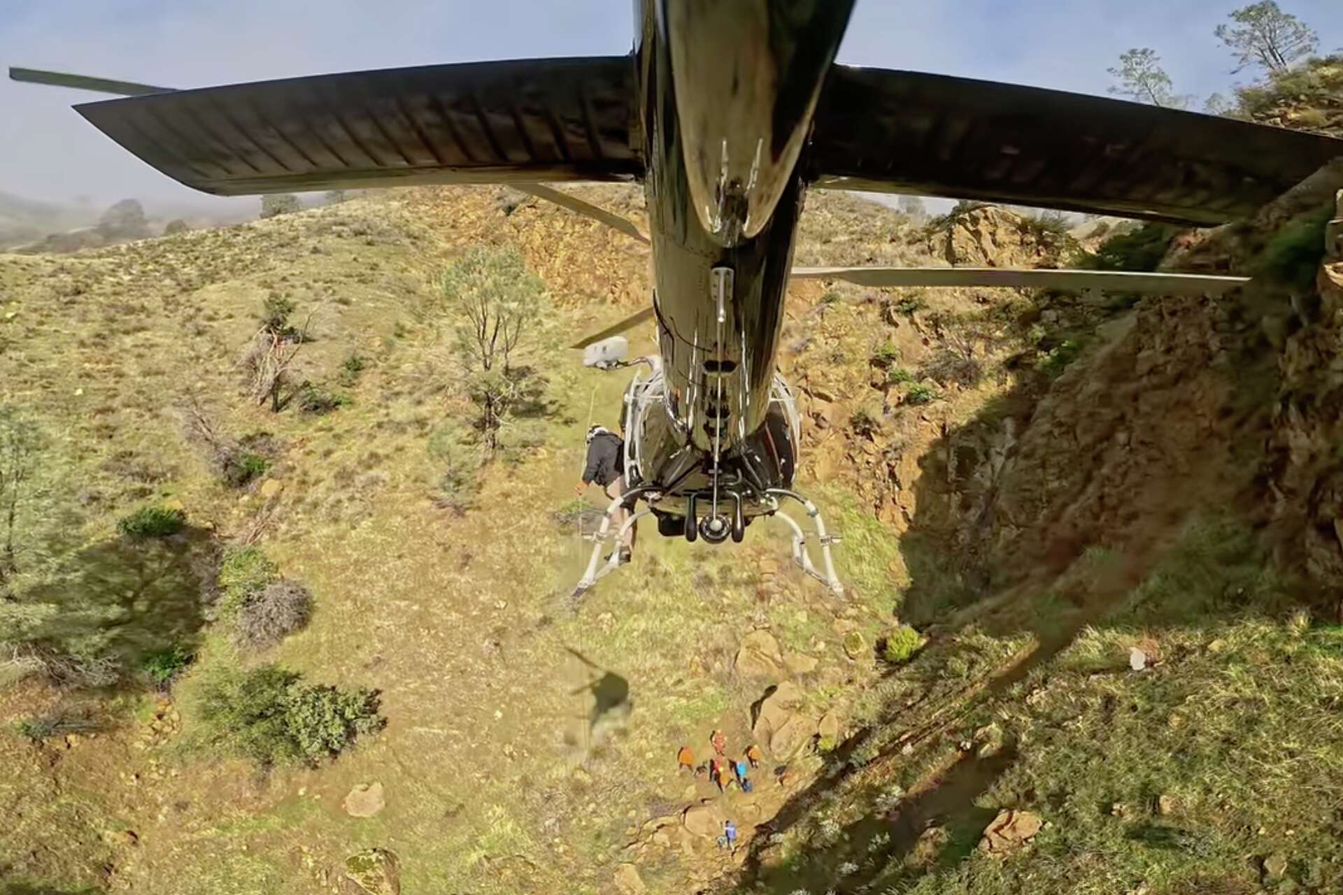 Two hikers fall 100 feet over cliff near Cache Creek