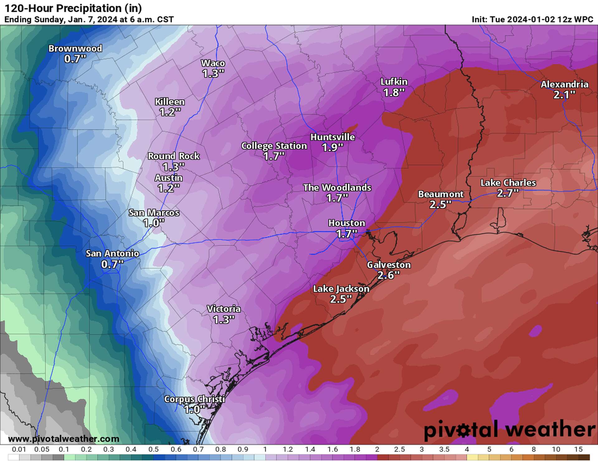 Houston dries out briefly, but more rain ahead. How much will we get?