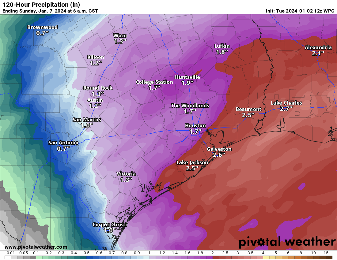 Houston dries out briefly, but more rain ahead. How much will we get?