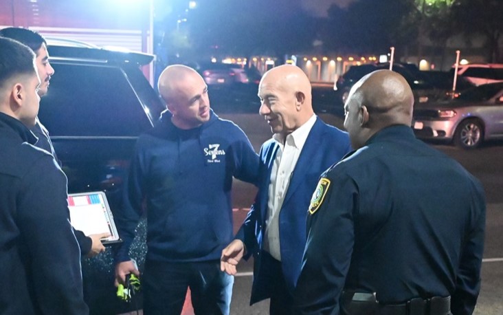 John Whitmire rides with HPD on 1st night as mayor