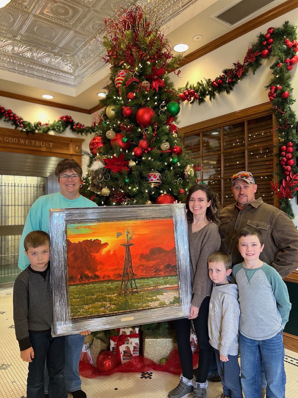 Hale County 4-H raises funds for Shoebox Christmas with art raffle