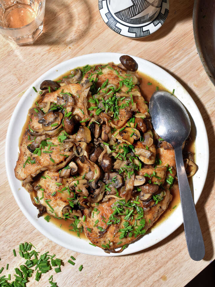 Recipe: Roasted Mushroom Chicken Marsala