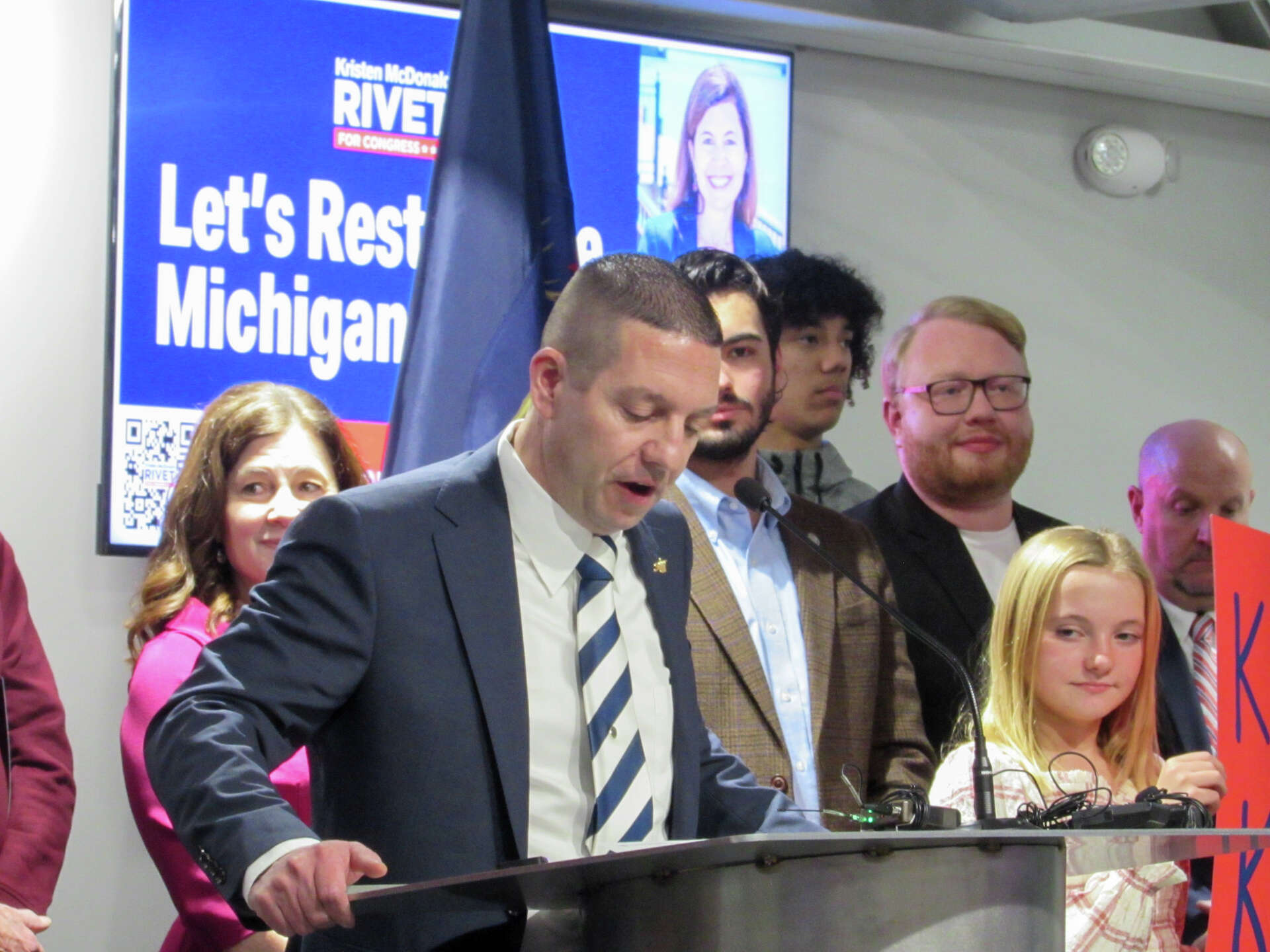 Michigan Sen. McDonald Rivet kicks off run for Congress