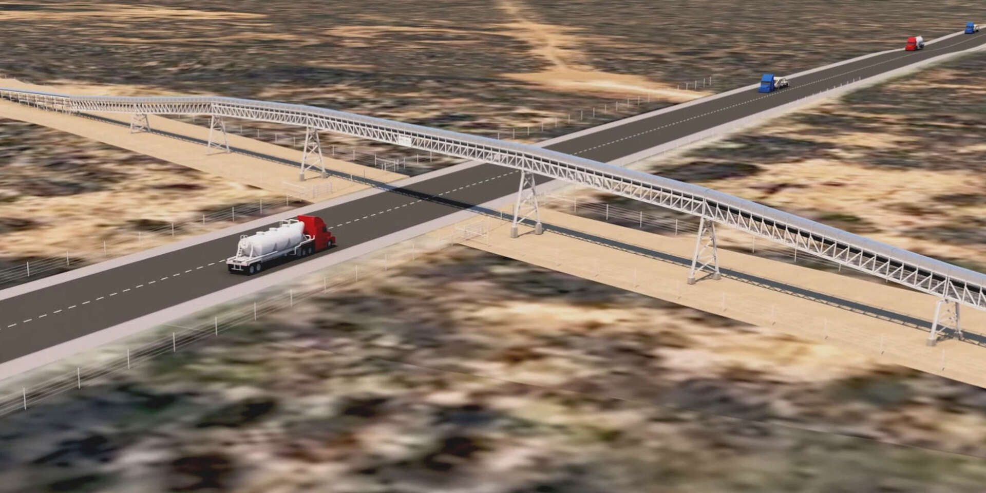 Atlas Energy Solutions constructing 42-mile sand conveyor system