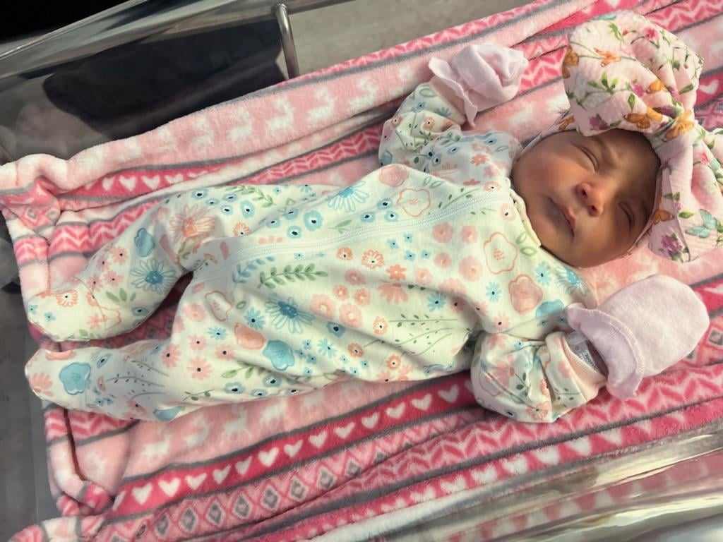 Z'nyiah Saenz is Covenant Health Plainview's first baby of 2024