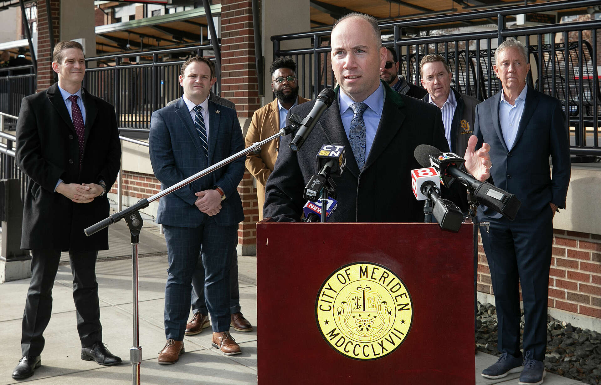 Meriden proposes police substation next to the green and train station