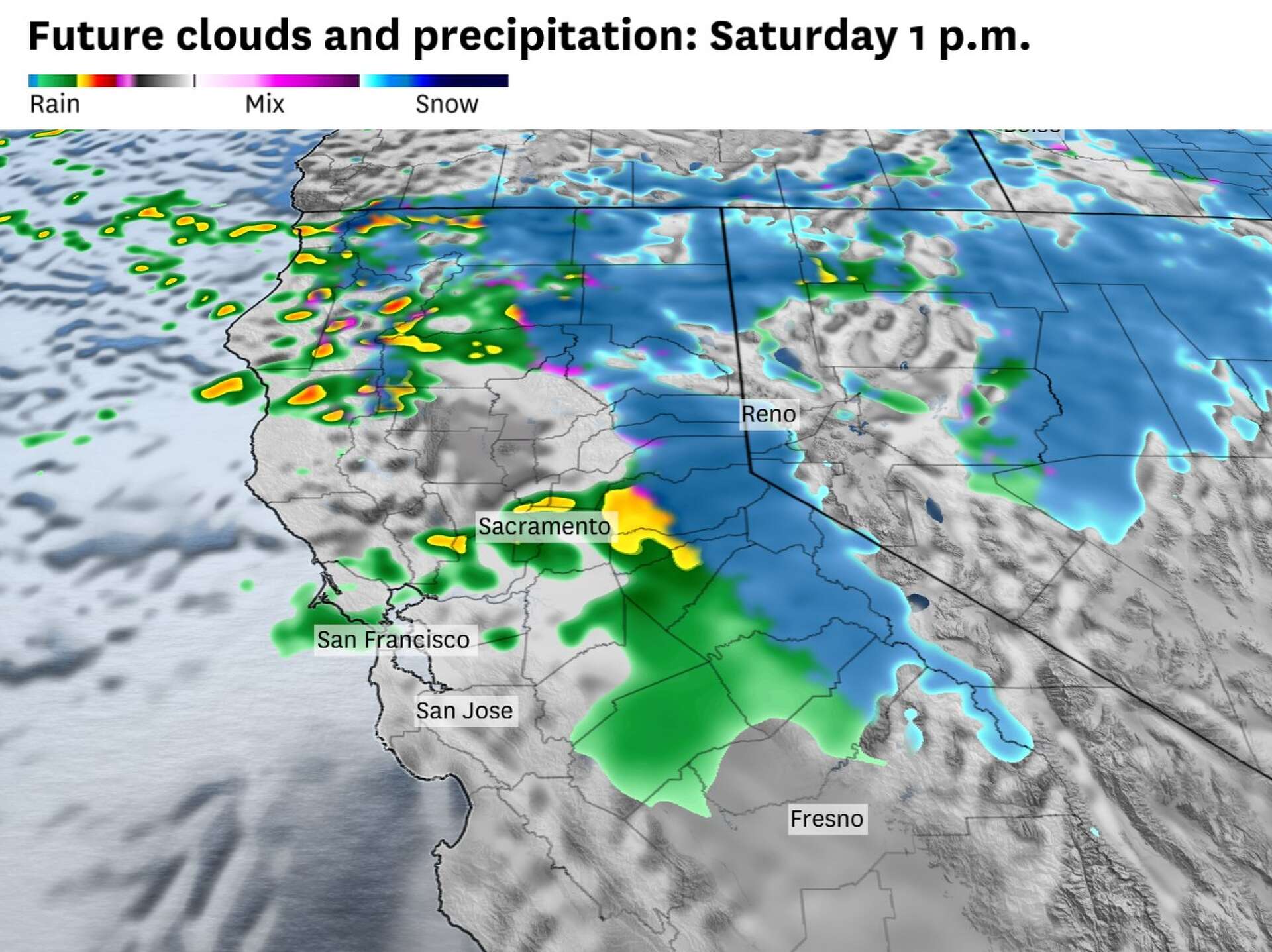 California snowstorm to create blizzard-like conditions in Sierra