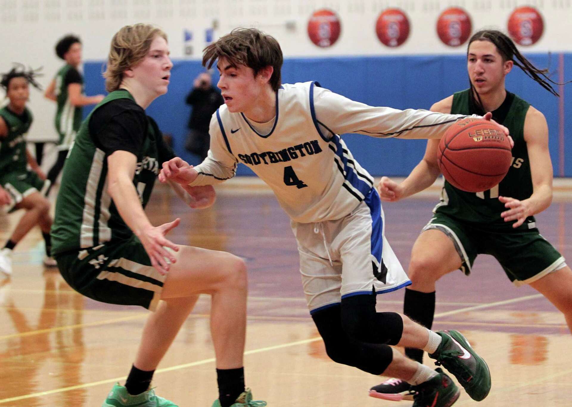 No. 10 Southington High School boys basketball defeats Maloney.