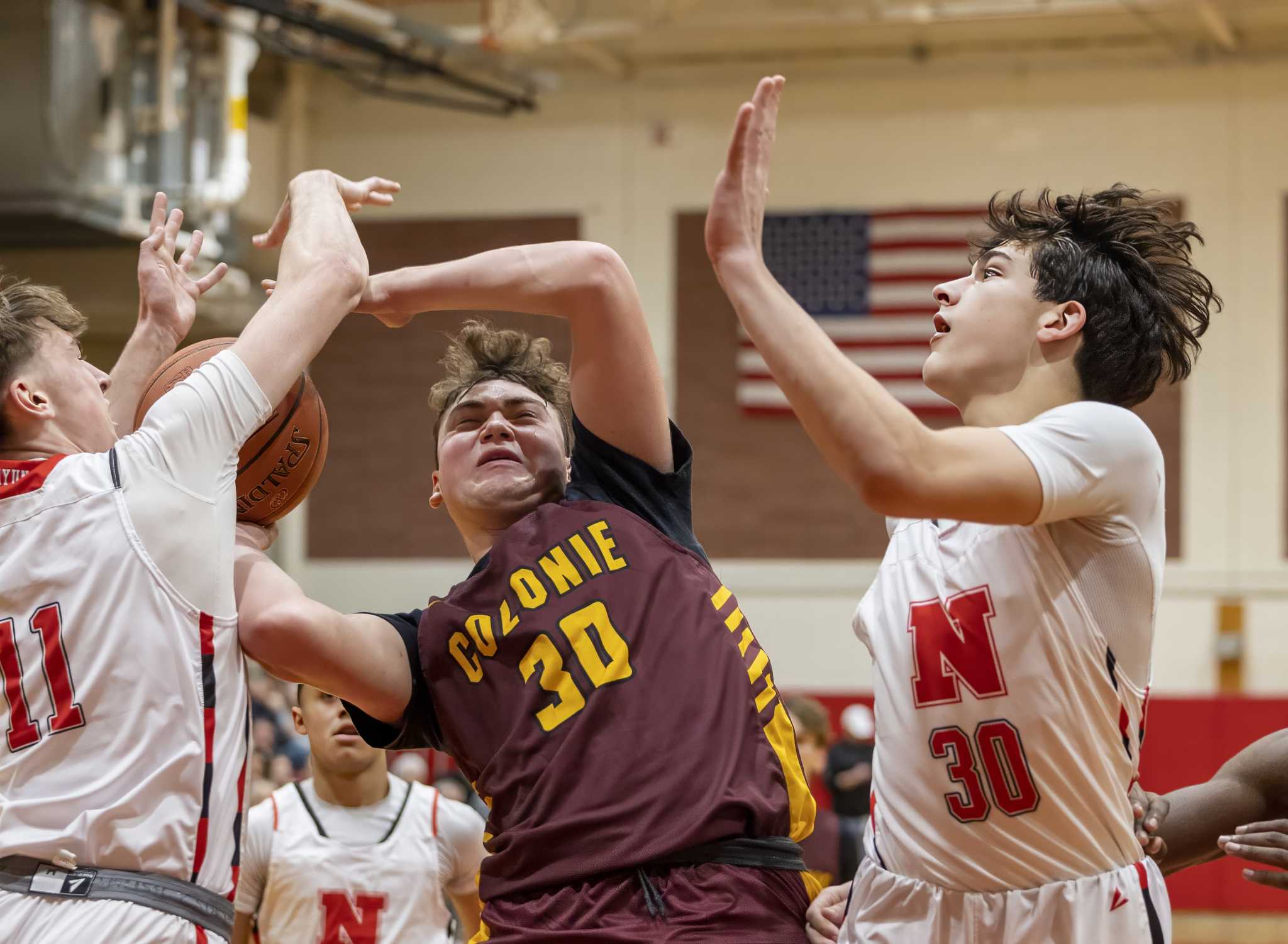 Colonie delivers complete performance in boys’ basketball win