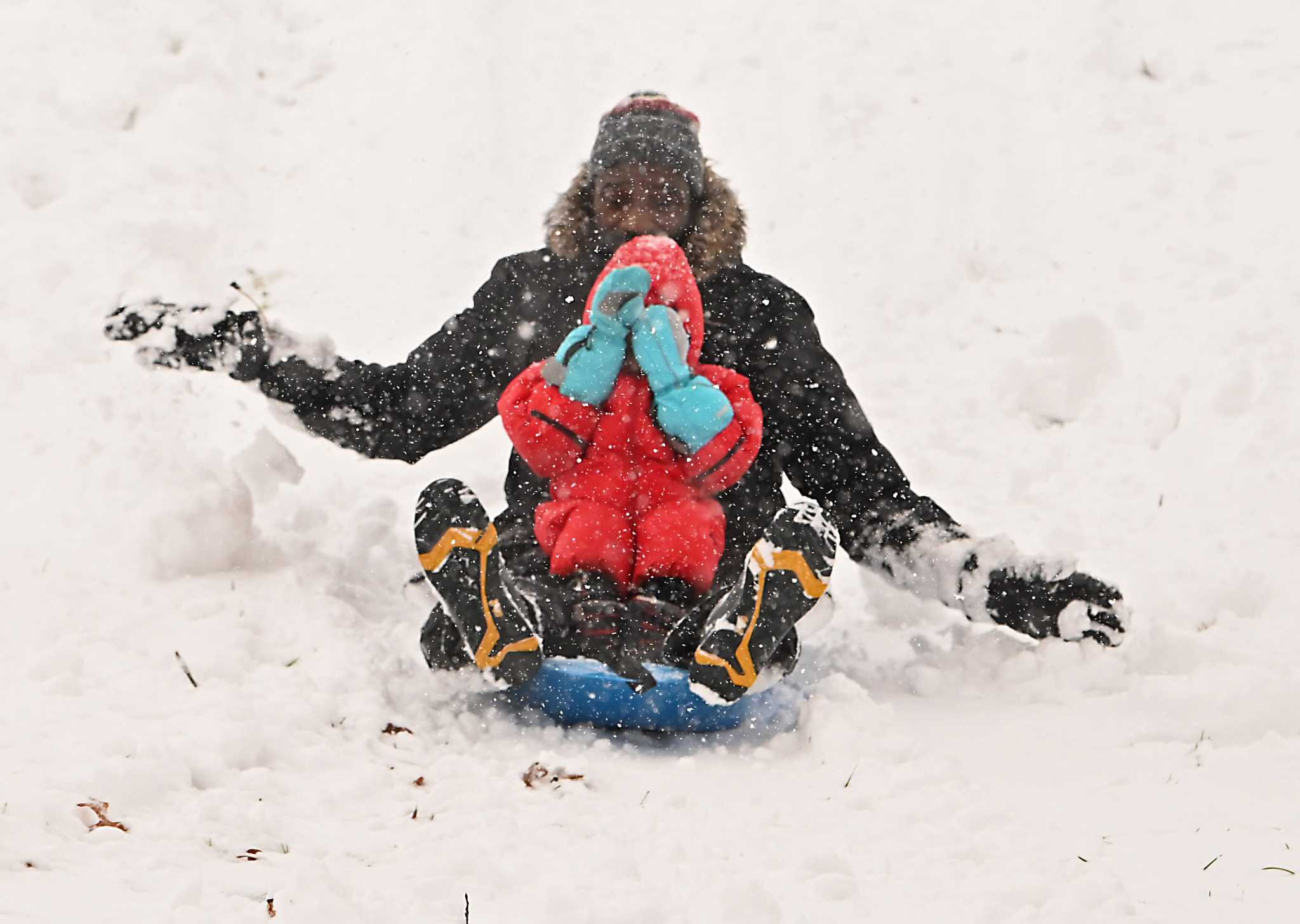 Snow tapering off in Albany though light snow showers could persist