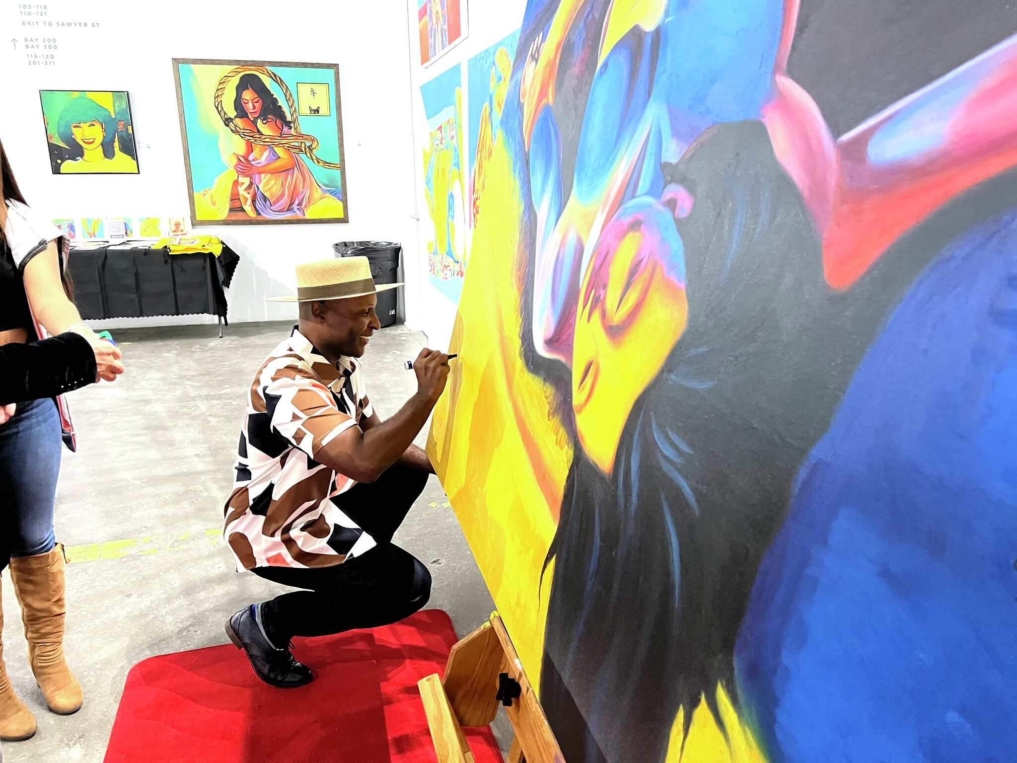 Houston artists unite to bring paintings to life at Sawyer Yards