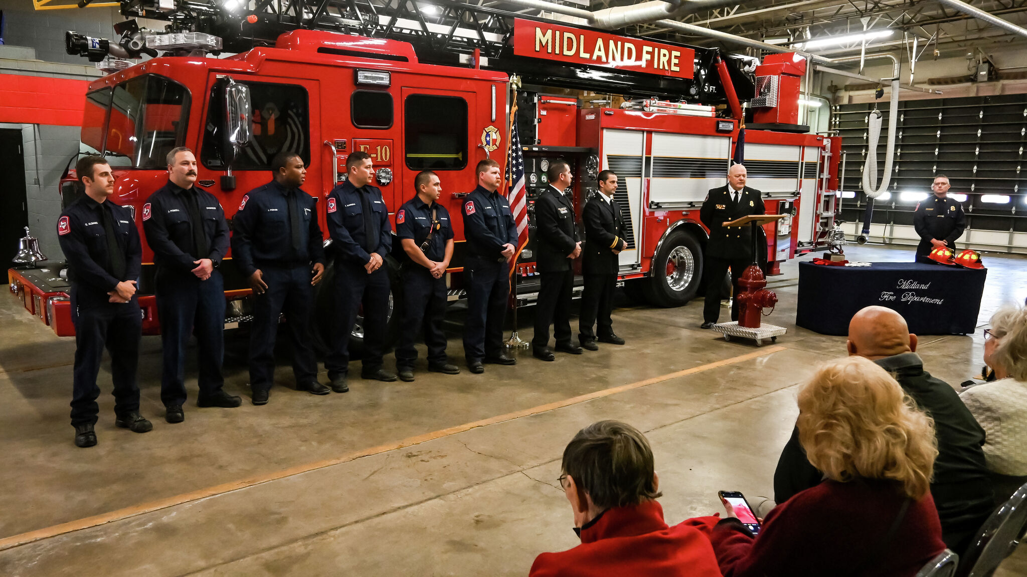 Midland Fire Department holds ceremony for promotions