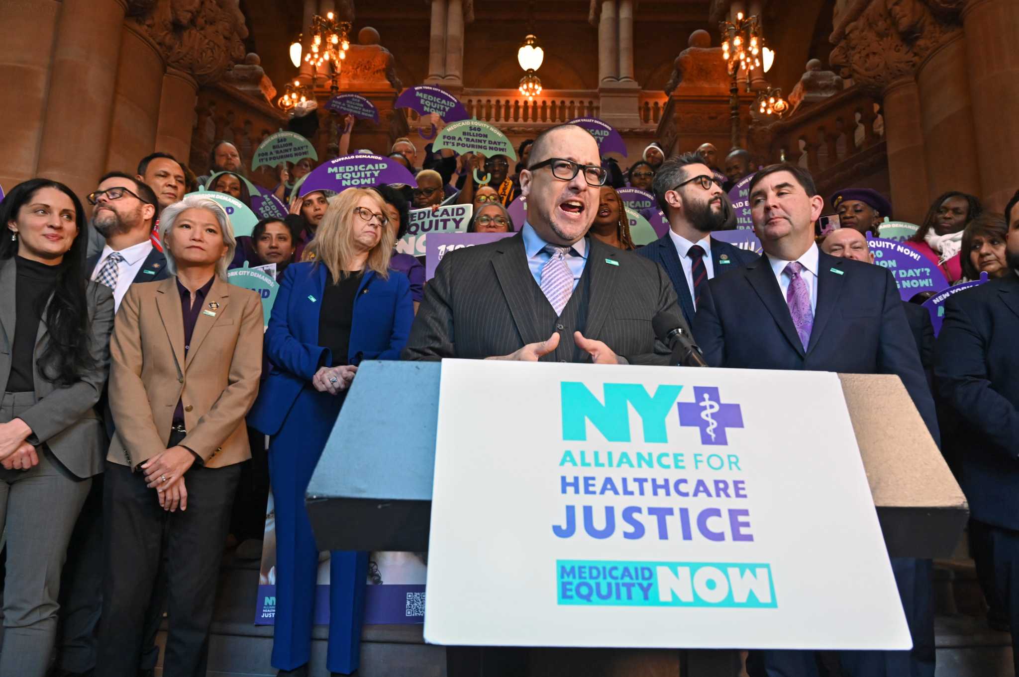 Hospital groups launch multi-million ad buy as fiscal gap looms