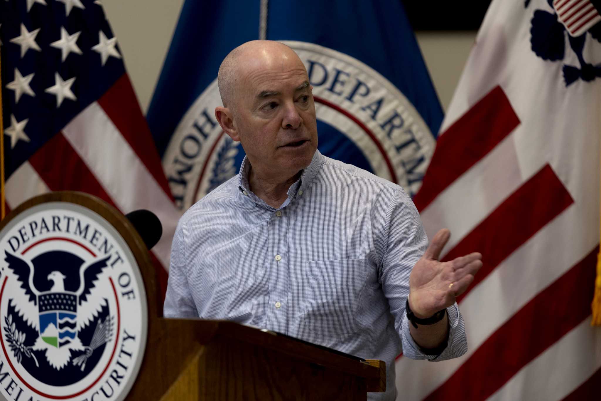 Alejandro Mayorkas Visit Border Ahead Of Impeachment Hearings