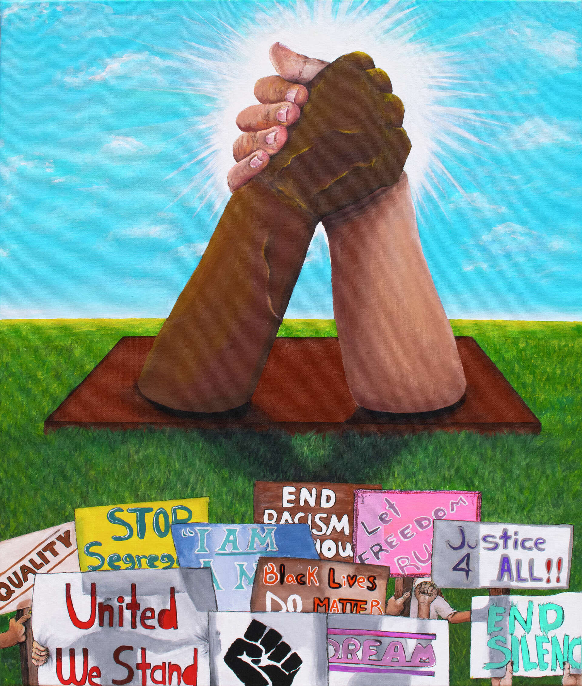 San Antonio student art highlights Martin Luther King Jr. March