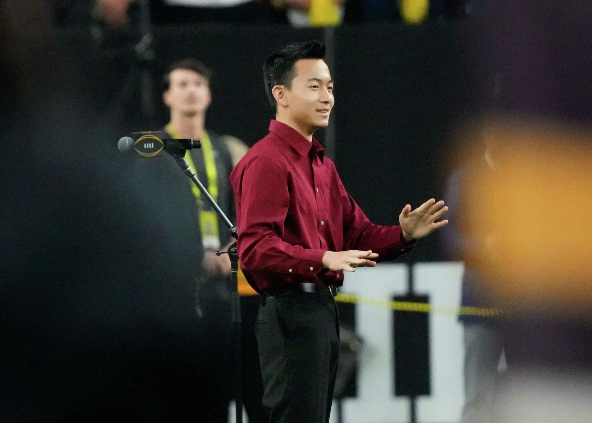 'Color Purple' star Fantasia sings National Anthem at CFP in Houston