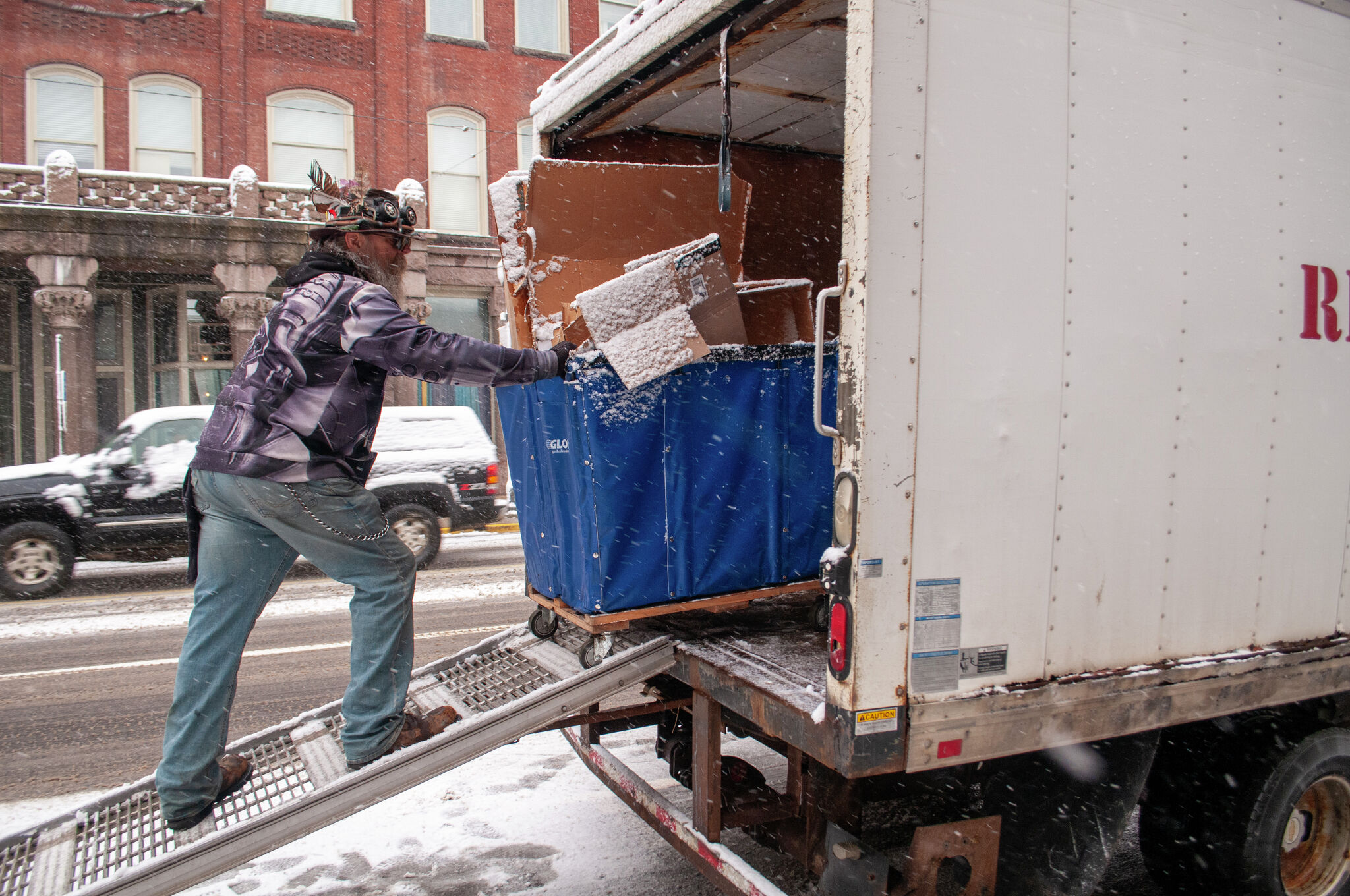 Winter storm continues to impact Big Rapids area, West Michigan