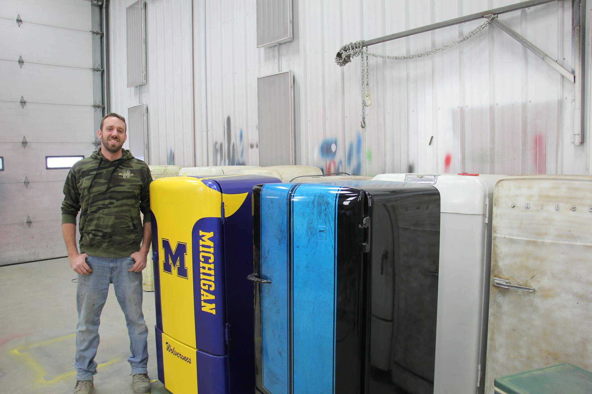 TikTok painter grows large following with custom refrigerators