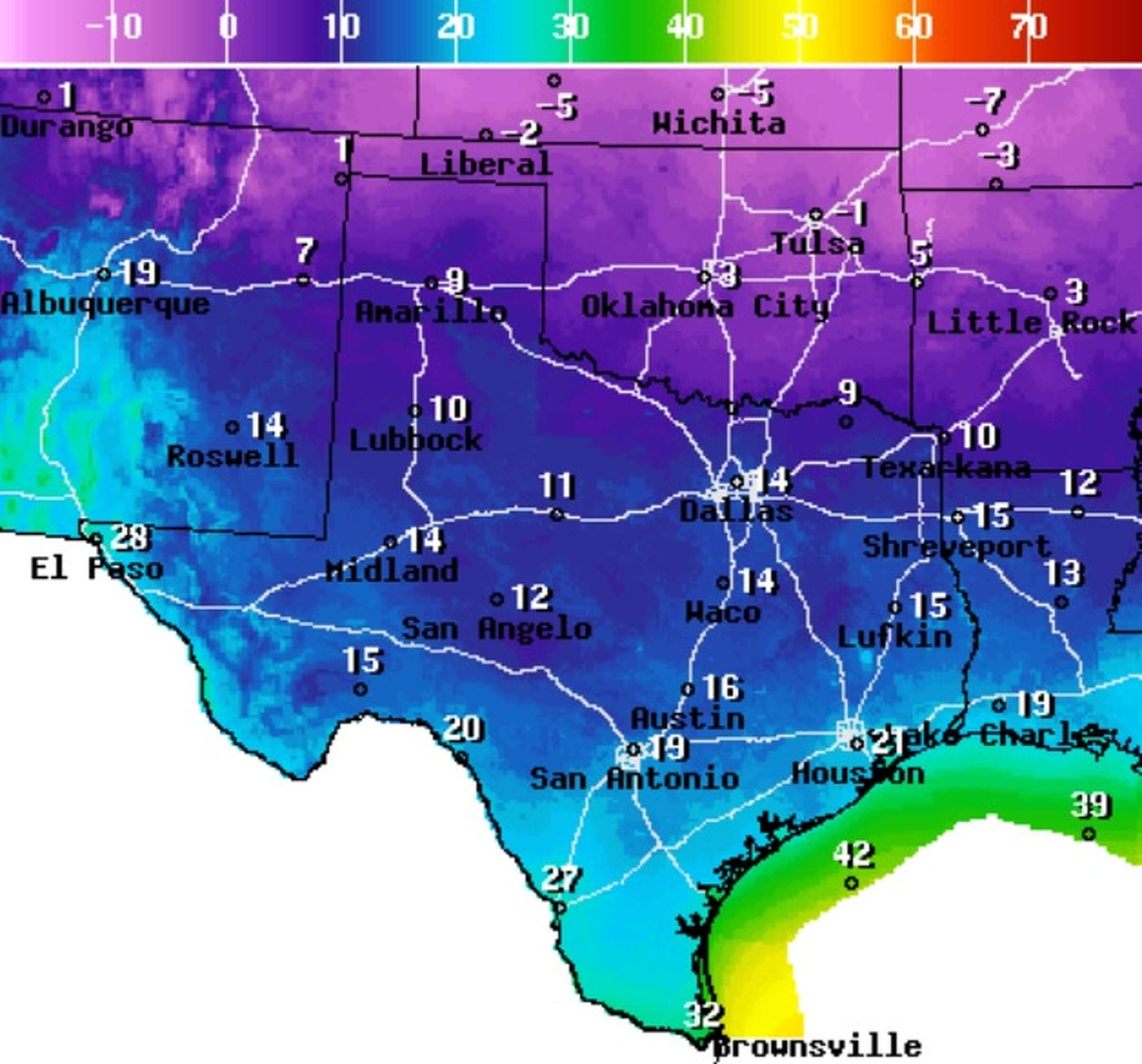 Freezing temps, wind and fire advisories ahead in Laredo forecast