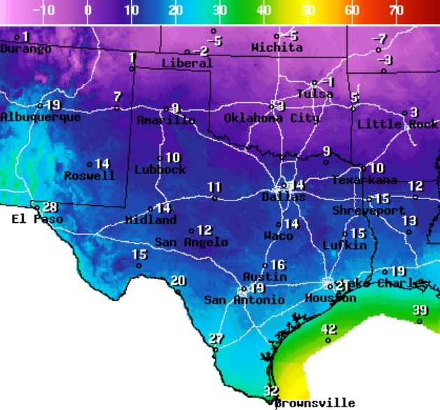 Freezing temps, wind and fire advisories ahead in Laredo forecast