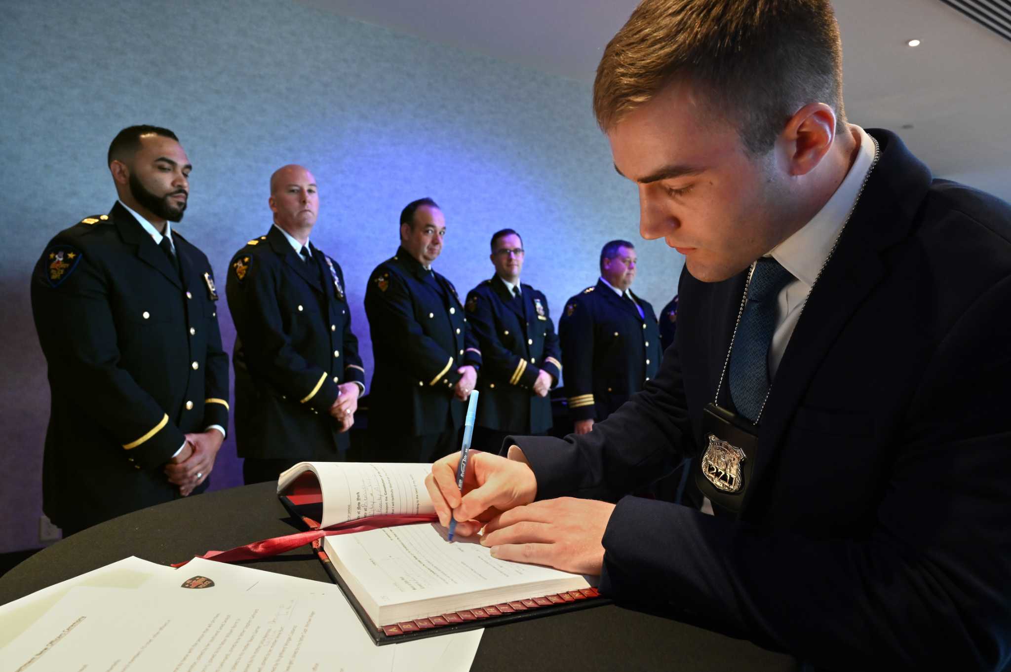 New Troy police officers sworn in