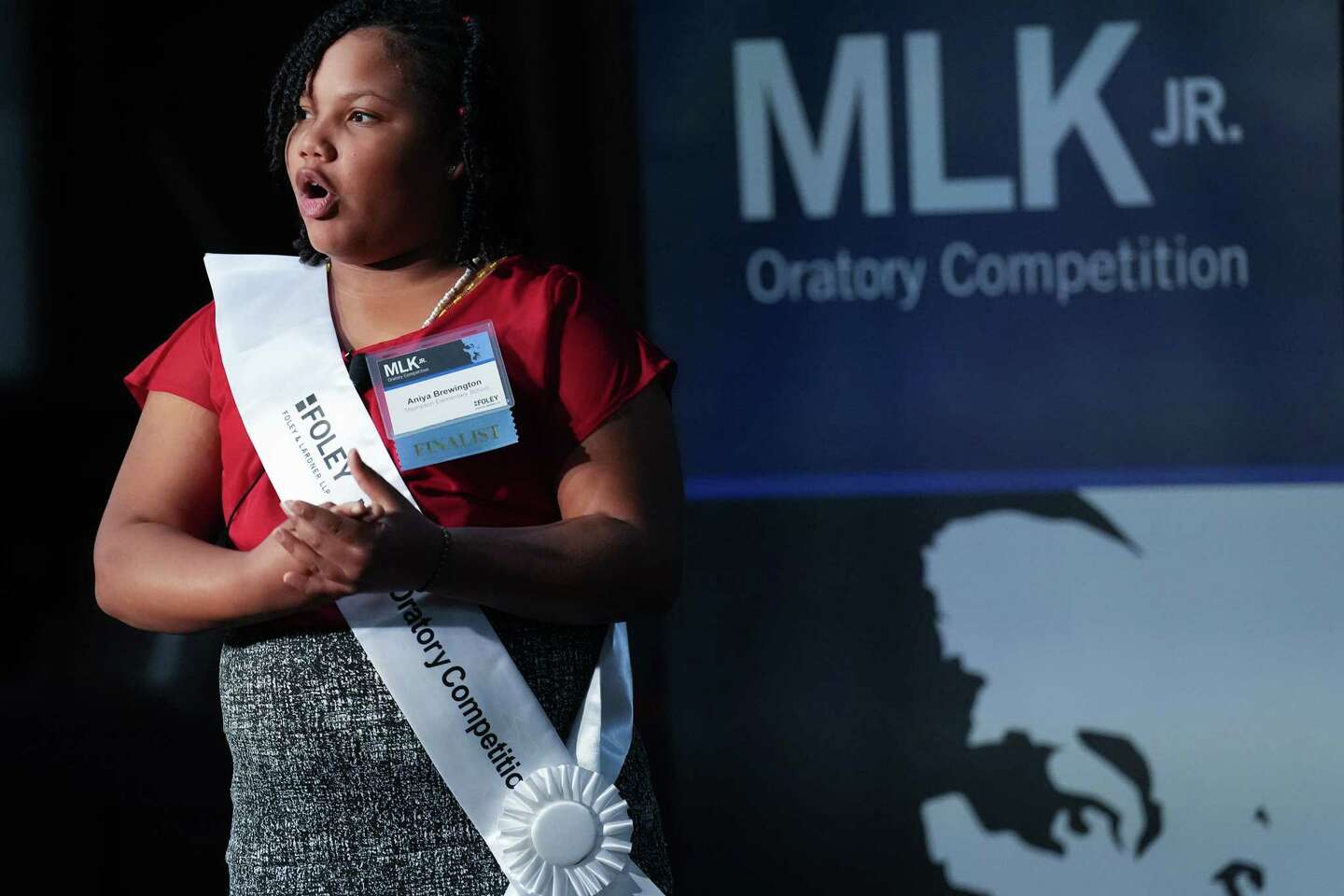 HISD students share speeches reflecting on MLK Jr. in oratory contest