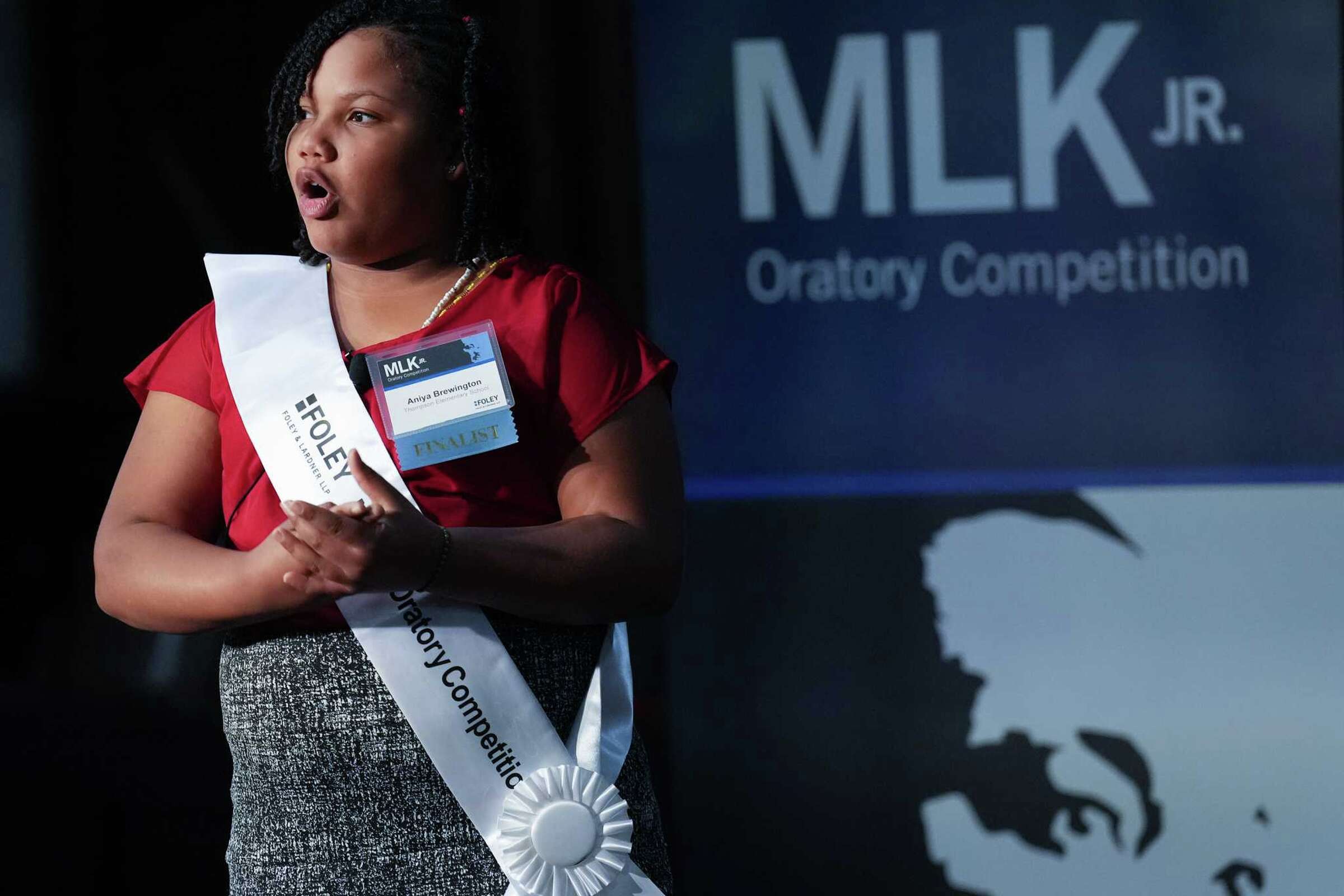 HISD students share speeches reflecting on MLK Jr. in oratory contest