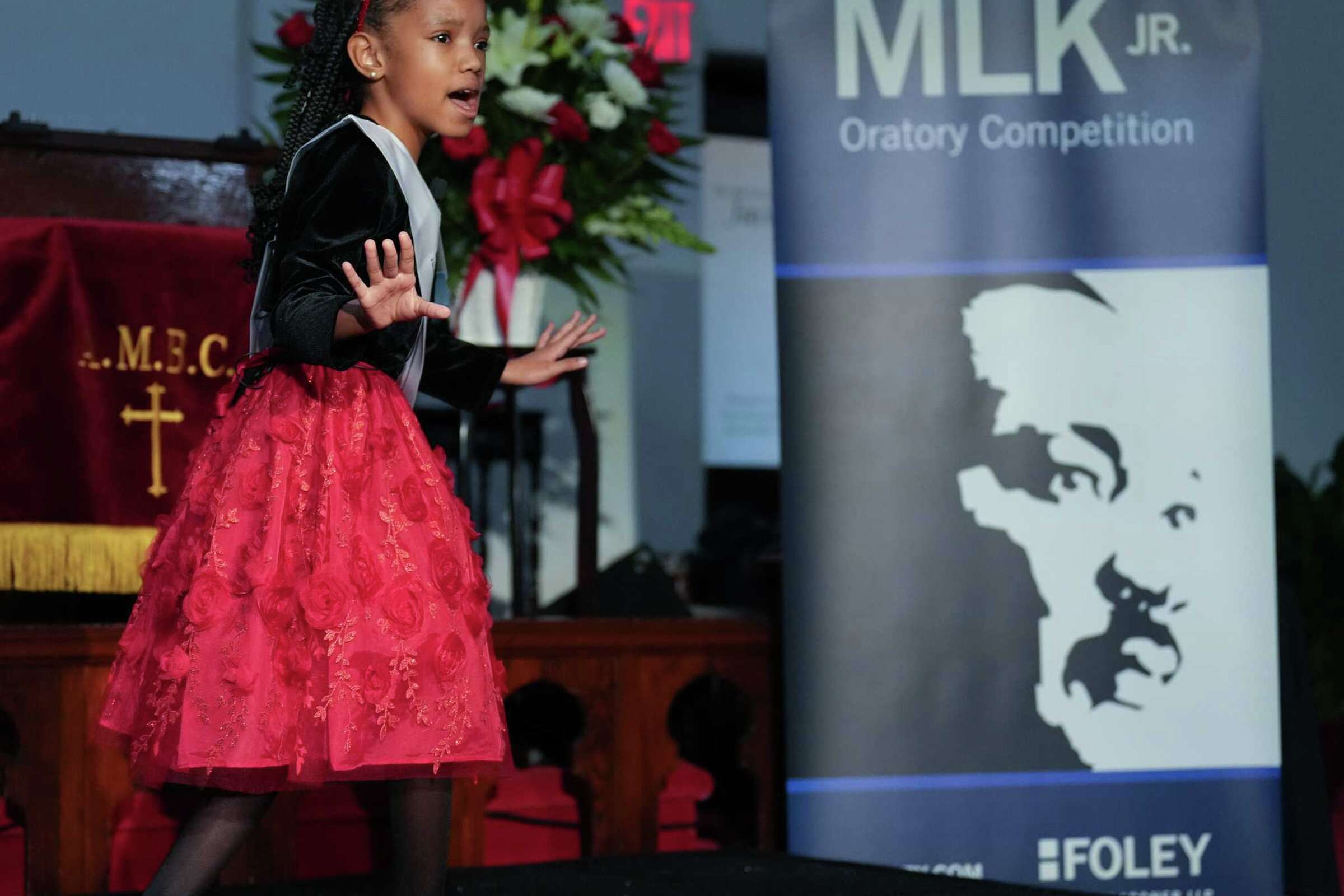 HISD students share speeches reflecting on MLK Jr. in oratory contest