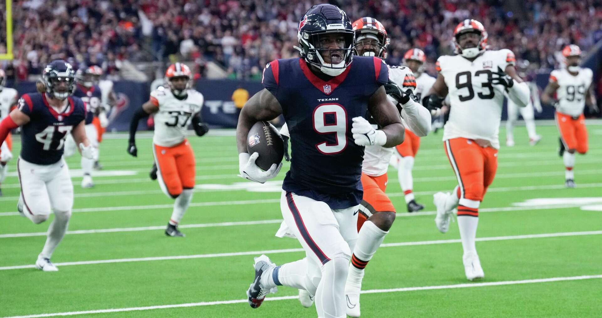 Houston Texans tight end Brevin Jordan sets franchise record