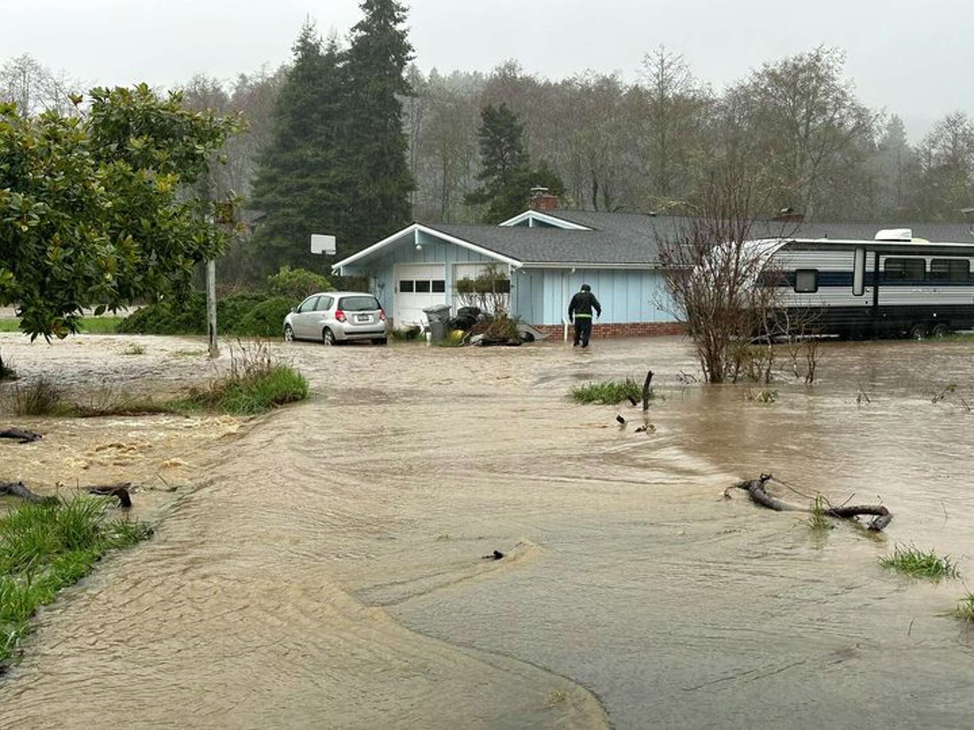 Here’s how much it rained, snowed in California over the weekend