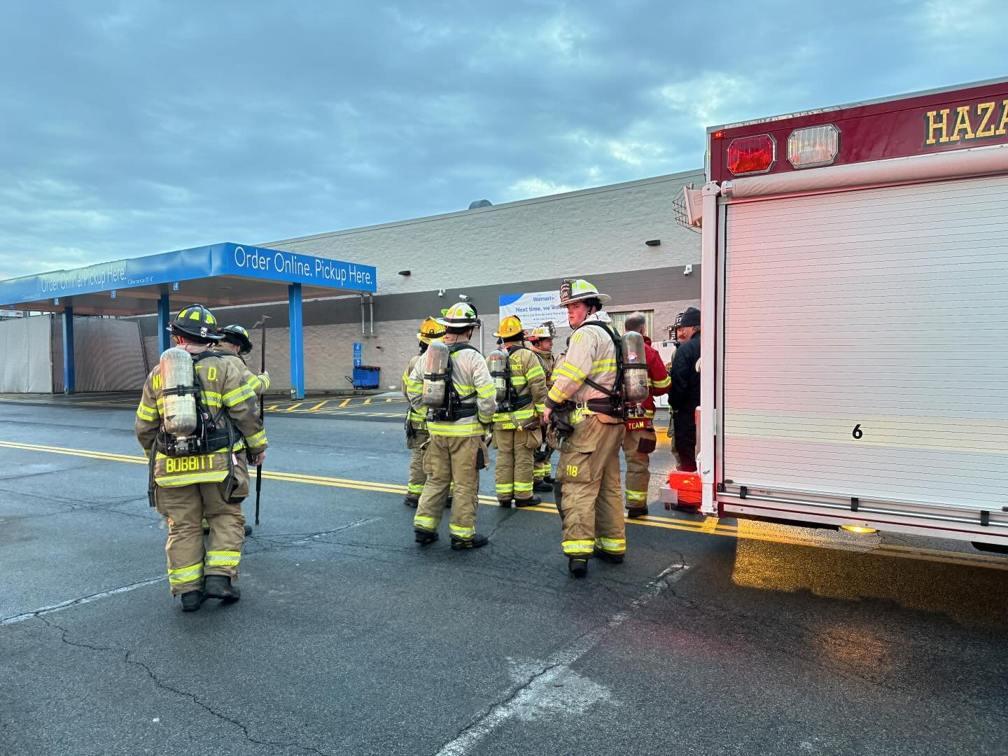 Large hazmat response to Wilton Walmart Saturday
