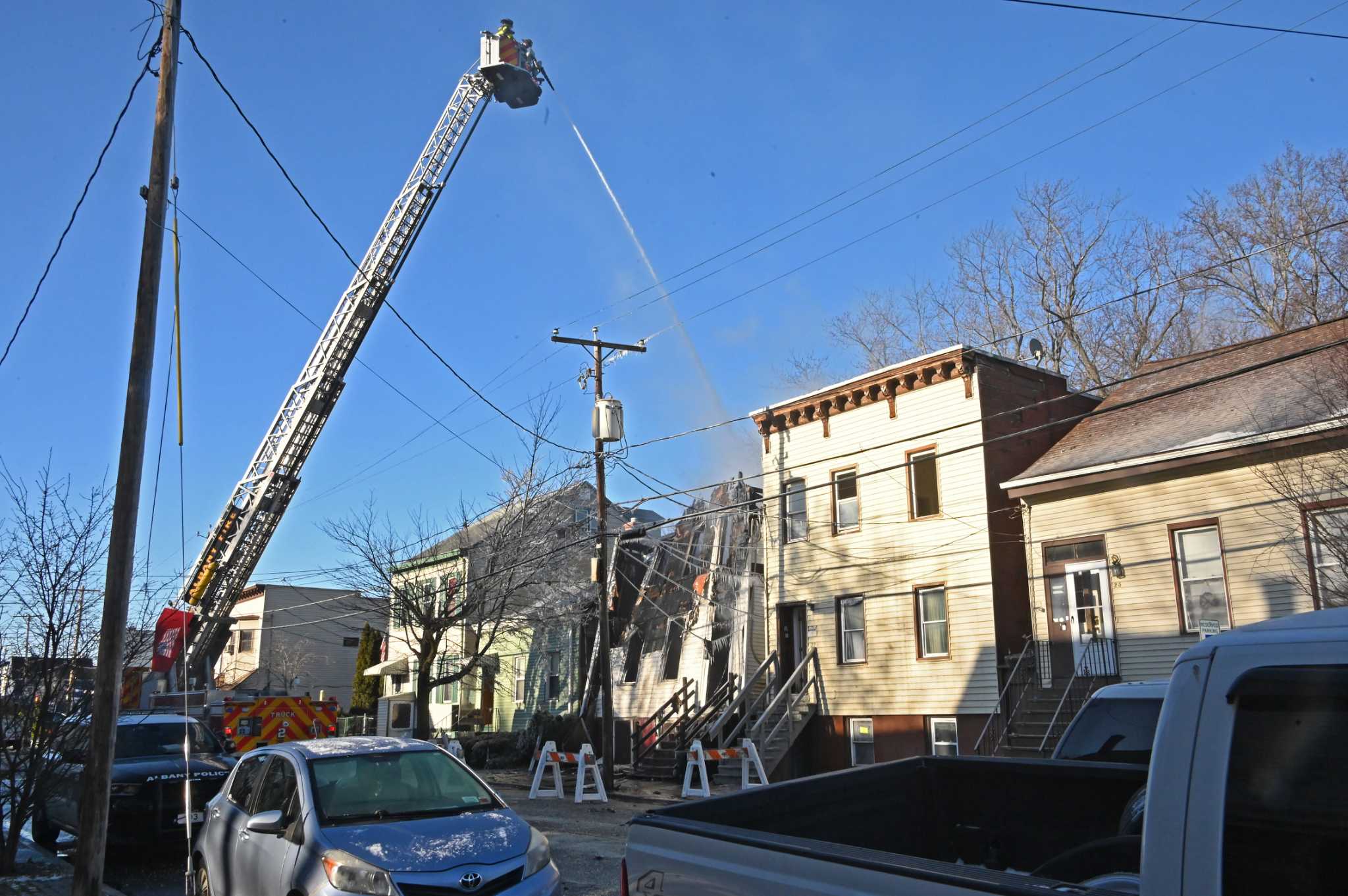 Fire damages homes on Albany's Quail Street
