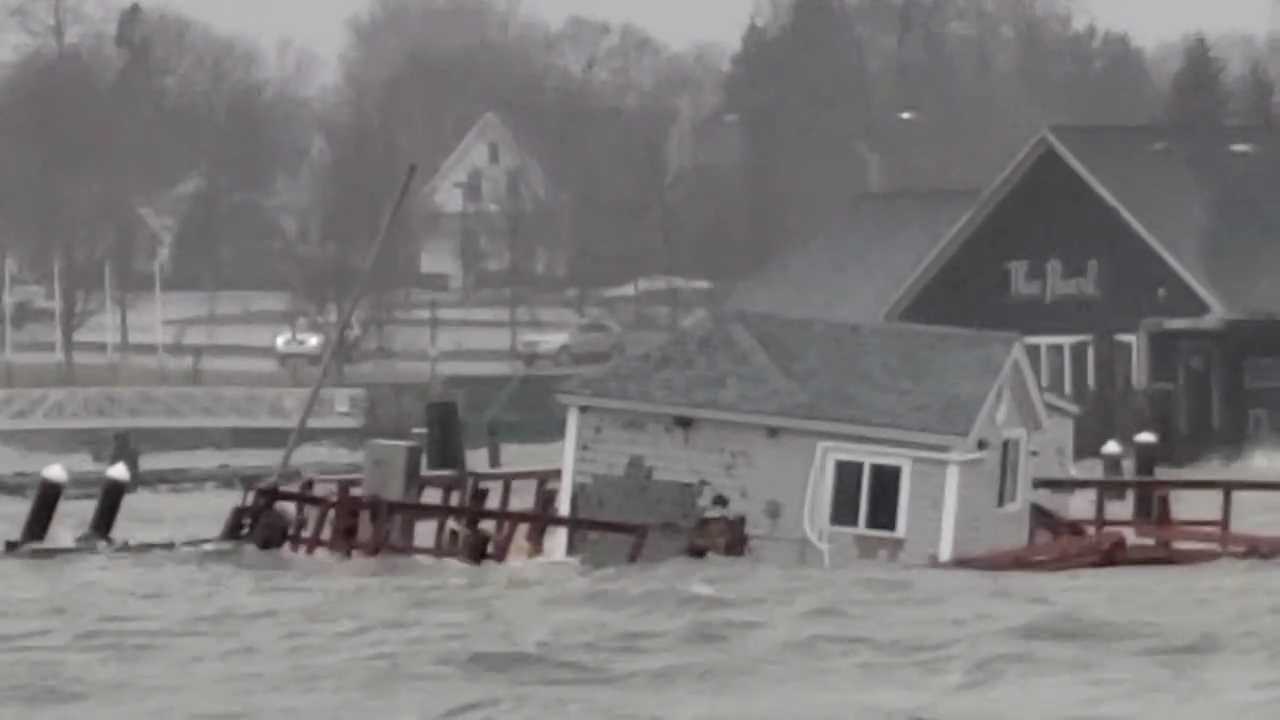 Maine experiences historic water levels; Video captures significant ...