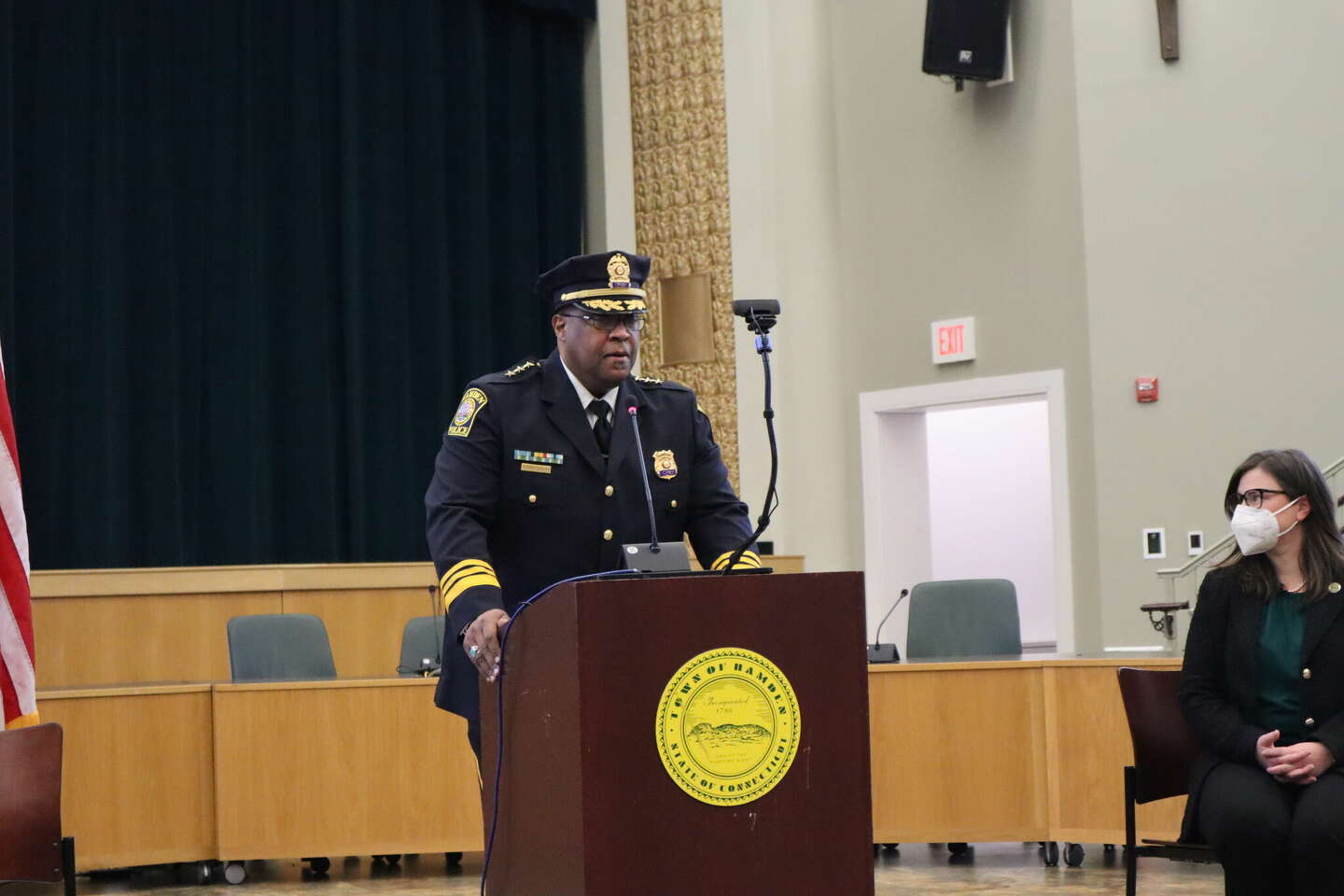 New Hamden Police Chief Edward Page Reynolds sworn in