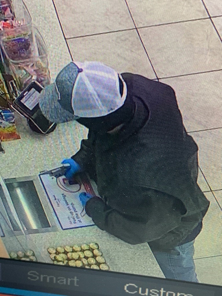Be on the look out for a male suspect involved in an Aggravated Robber