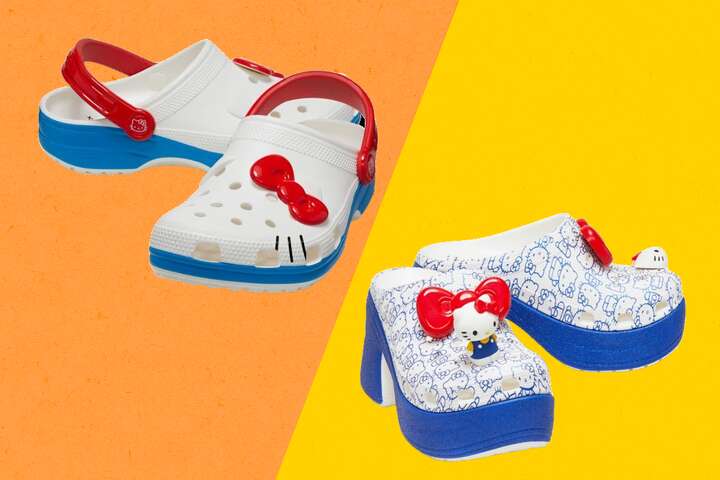 New Hello Kitty Crocs dropped today and are bound to sell out