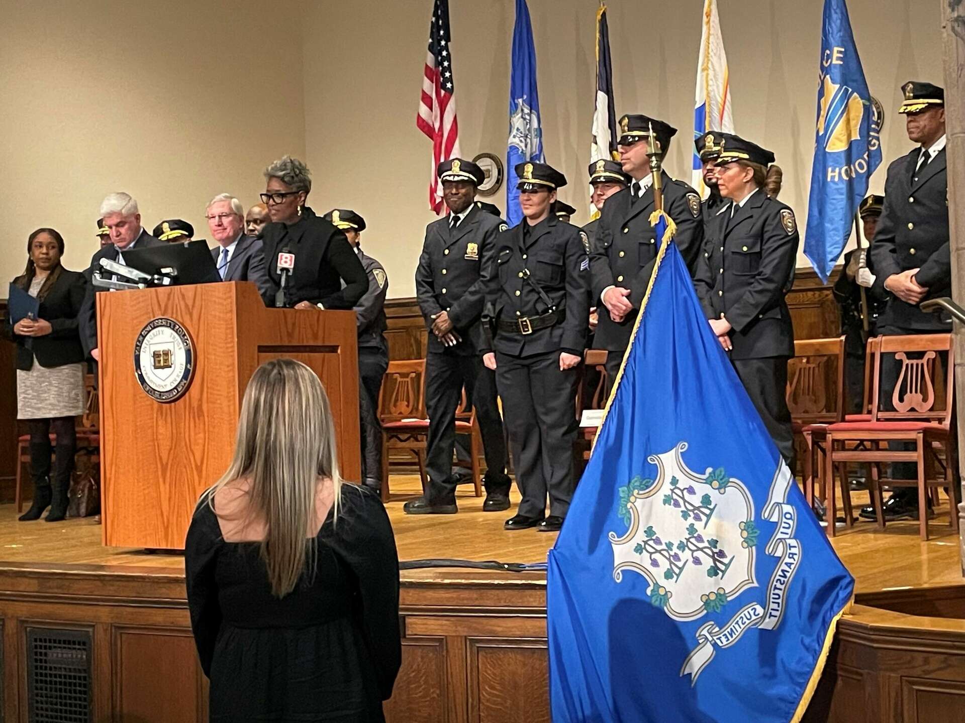 Yale Police Department swears in first woman assistant chief