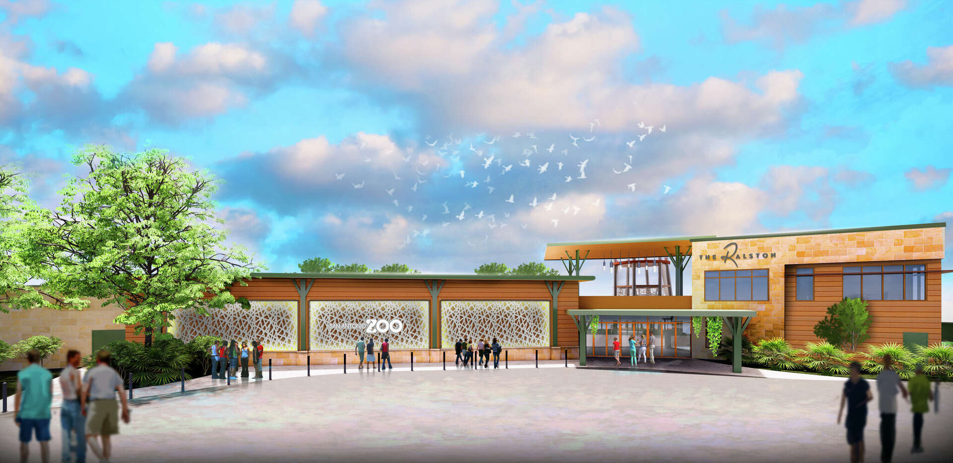 Panel OKs designs for gorilla habitat, event center at San Antonio Zoo