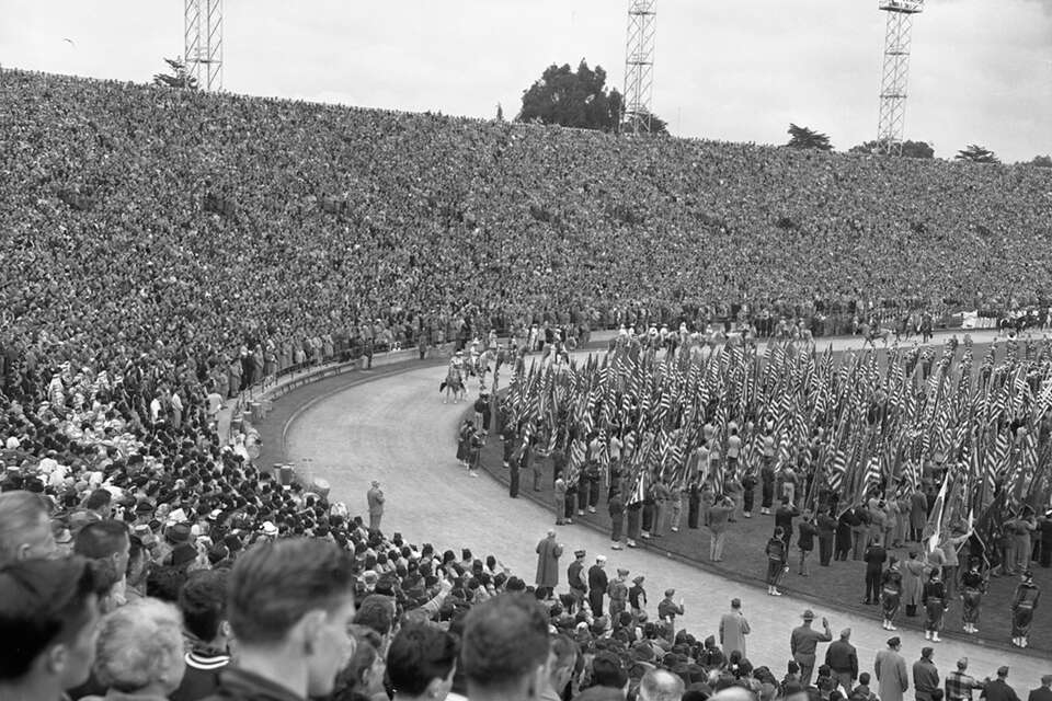 Historical photos from when the 49ers played in the heart of SF