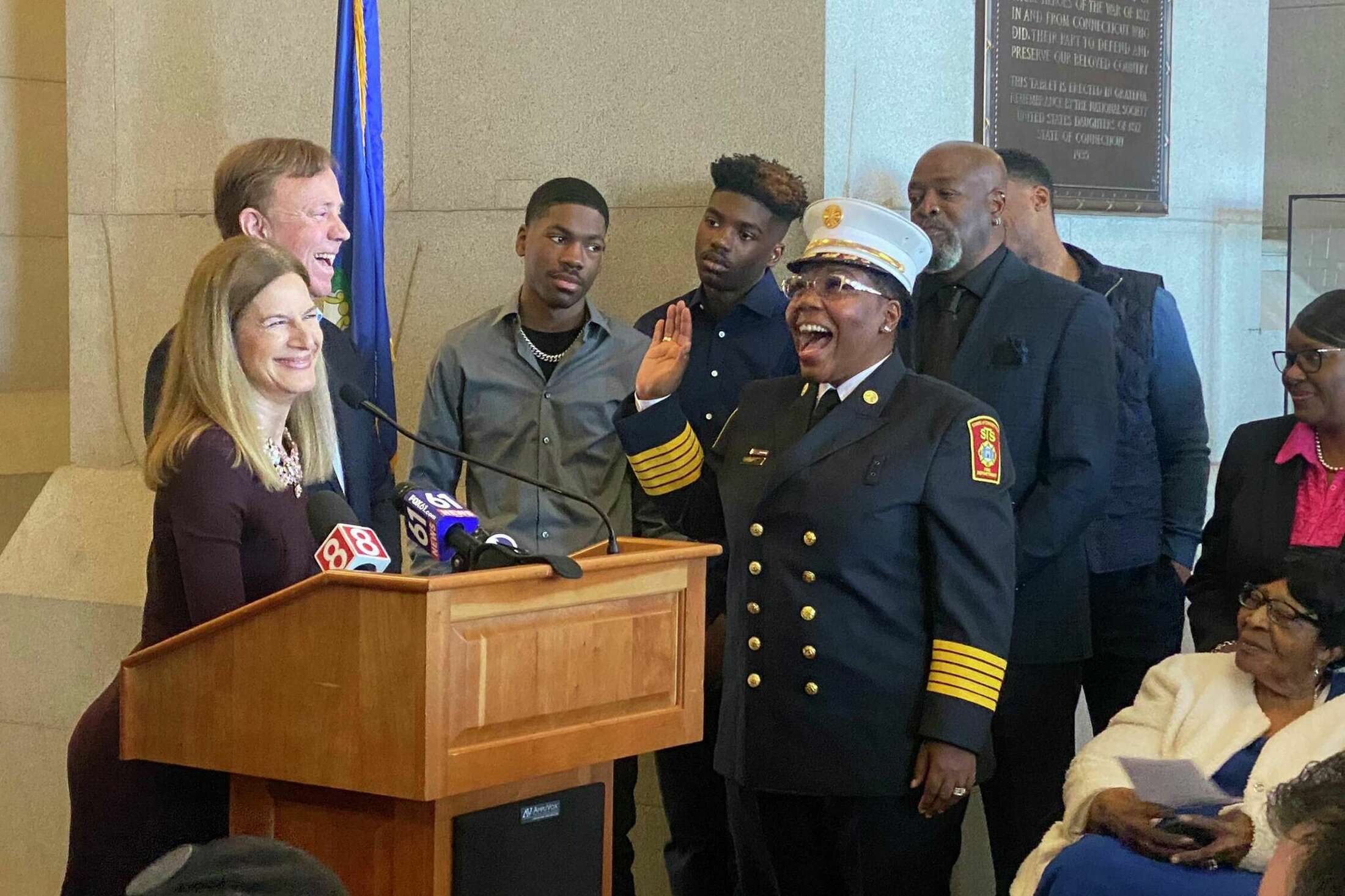 CT fire chief Shelly Carter gets surprise from 'Good Morning America'