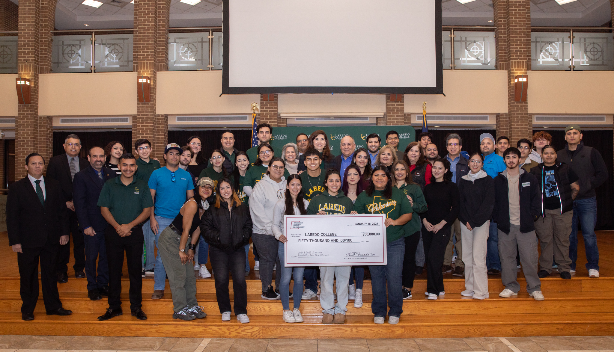 AEP foundation donates $50,000 to Laredo College to run Fun Fest