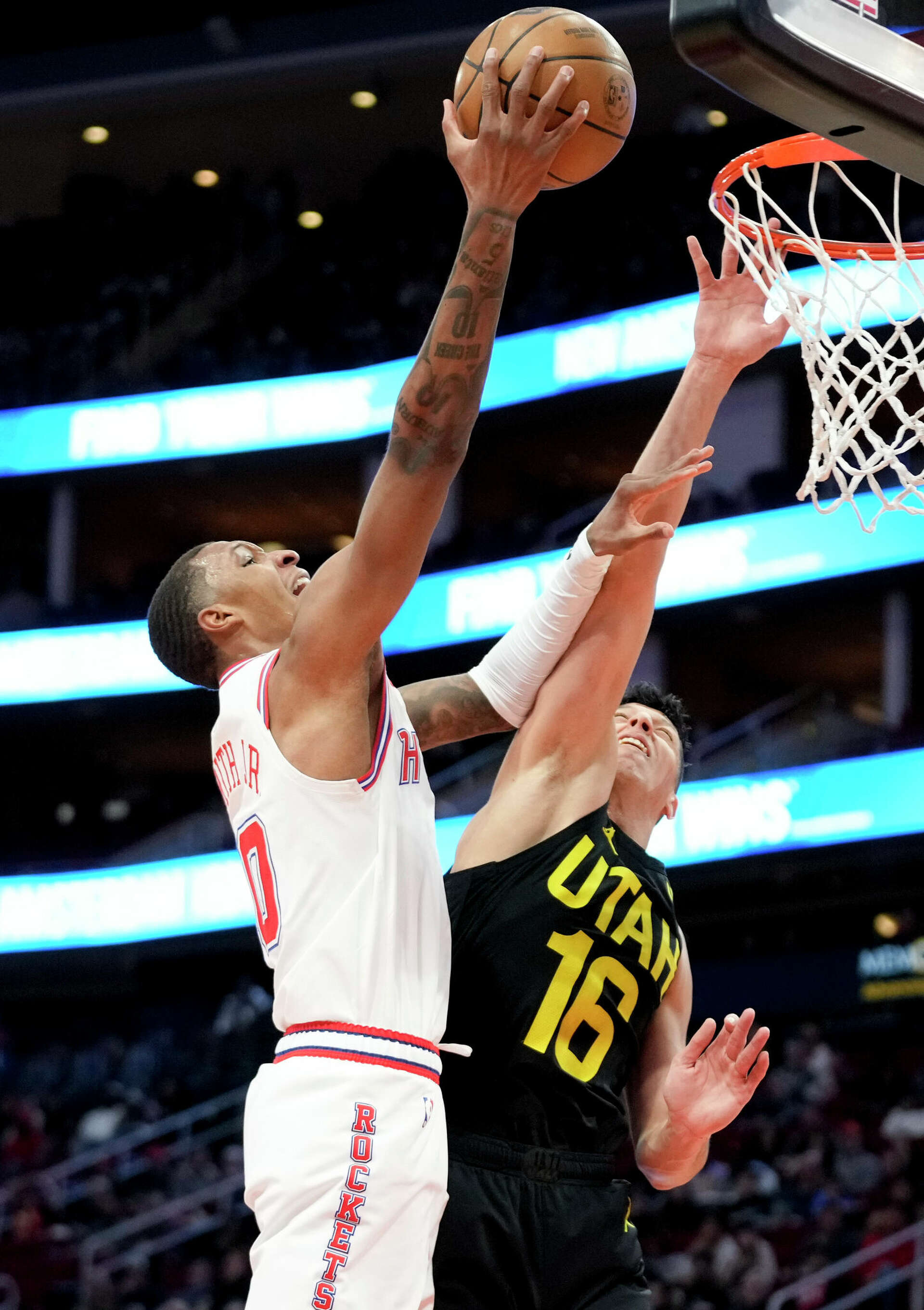 Houston Rockets fight off Utah Jazz for victory in overtime