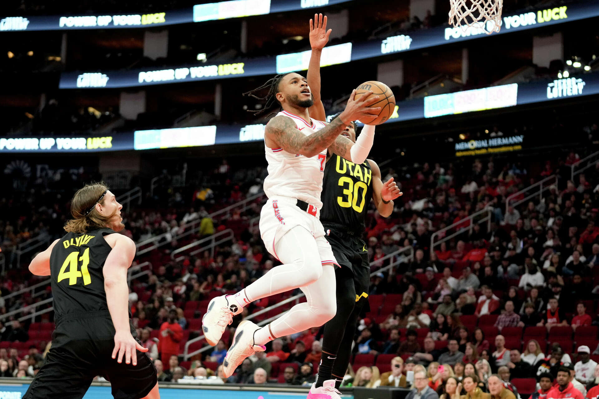 Houston Rockets fight off Utah Jazz for victory in overtime