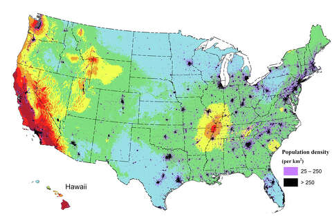 New map shows California has high earthquake risk in next 100 years