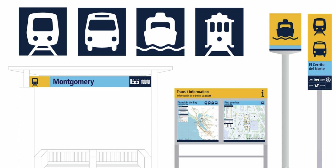 BART, Bay Area transit agencies want universal signage