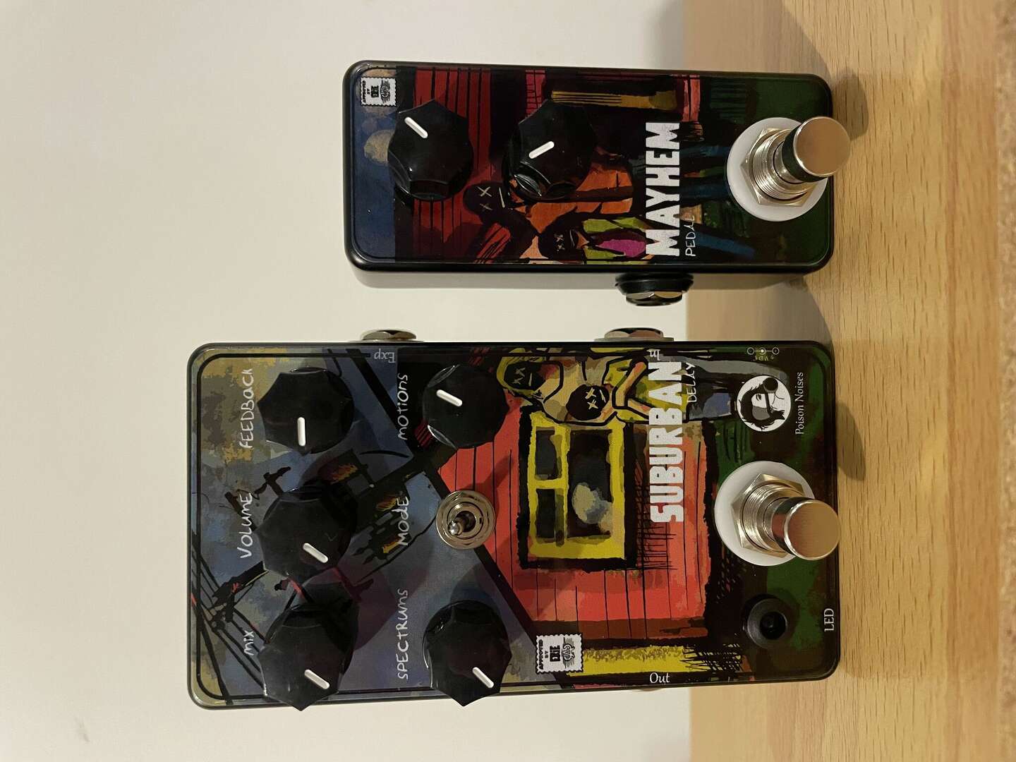 Local guitar pedal company Poison Noises goes national, stays rooted
